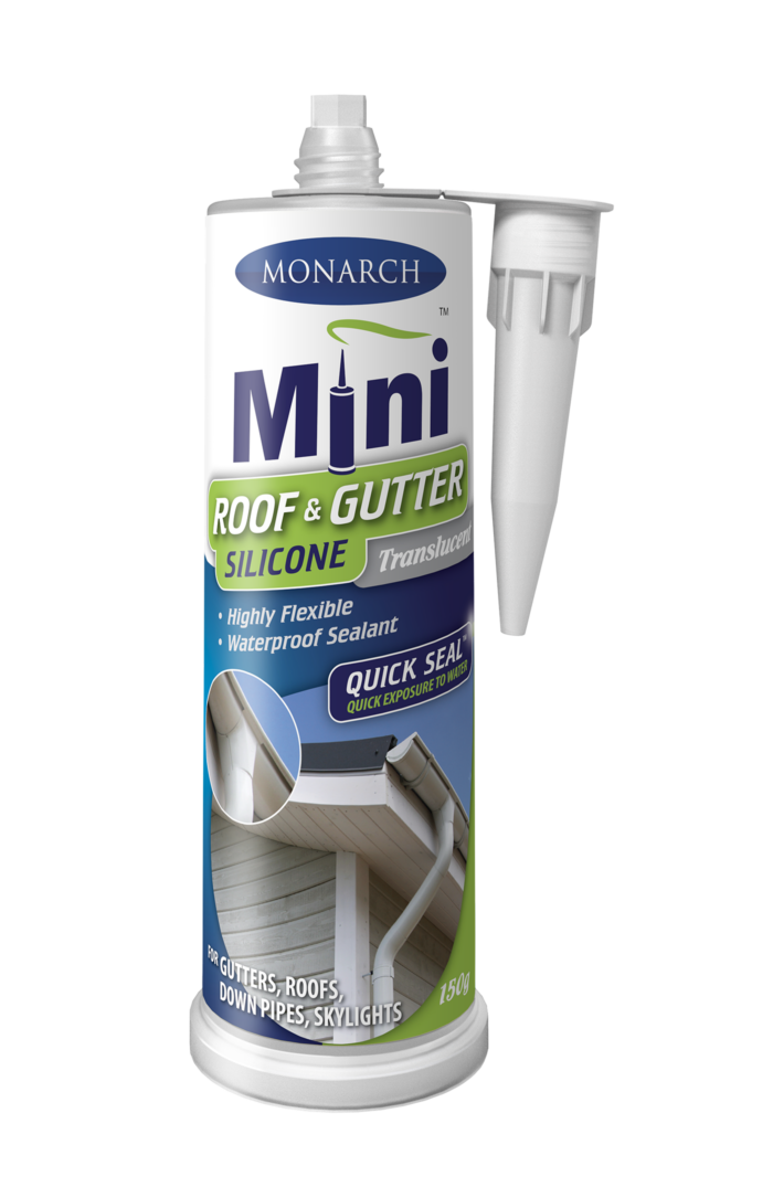 Mini Roof & Gutter Silicone - Translucent | Sealants, Adhesives ...